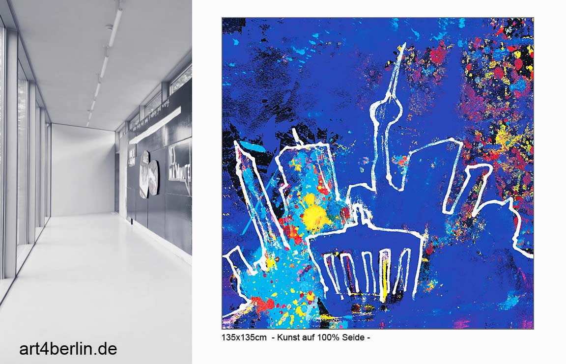 Großformatige Gemälde und Acrylmalerei.